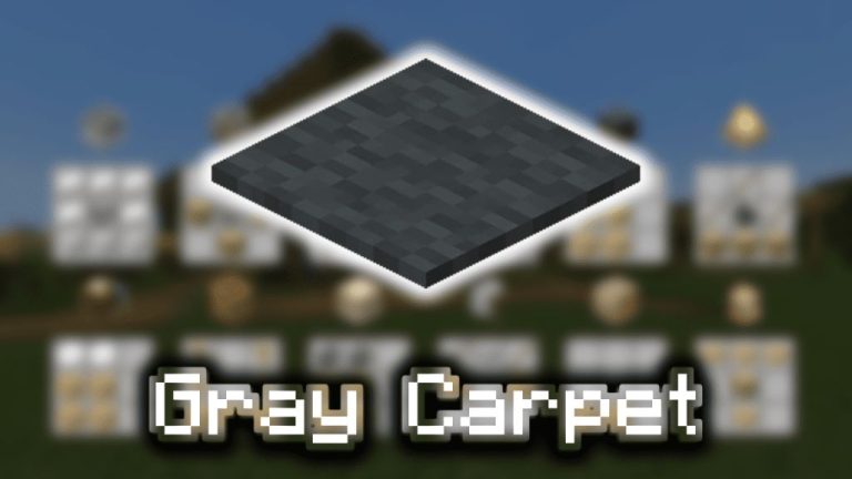 How to Make Gray Carpet in Minecraft? - Creative Jasmin